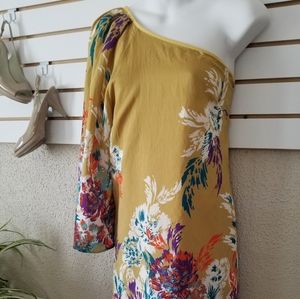 hello miss | Dresses | Hello Miss One Shoulder Wide Sleeve Dress Sz S ...